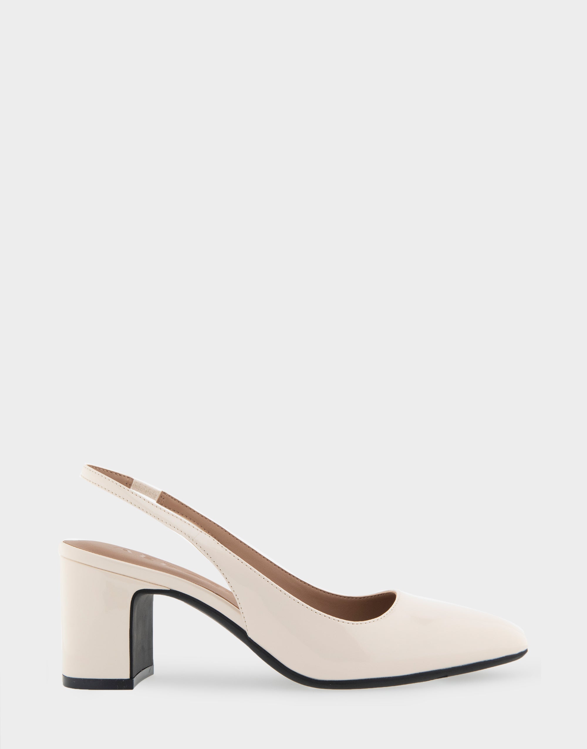 Mags Eggnog Patent Faux Leather Slingback Mid-Heel Pump – Aerosoles MX